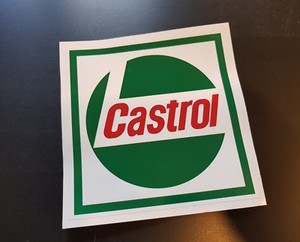 Large Castrol Sticker Race & Rally Car Stickers. 145 mm x 145 mm | eBay