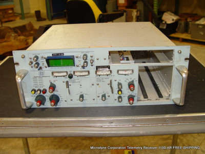 Microdyne Corporation Telemetry Receiver 1100-AR UN-TESTED! FREE ...