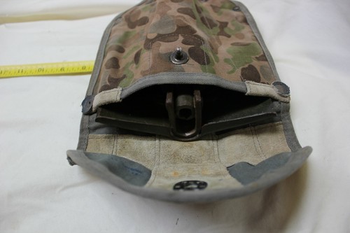 Original Military Issue Entrenching Tool Folding Shovel Canvas Cover ...