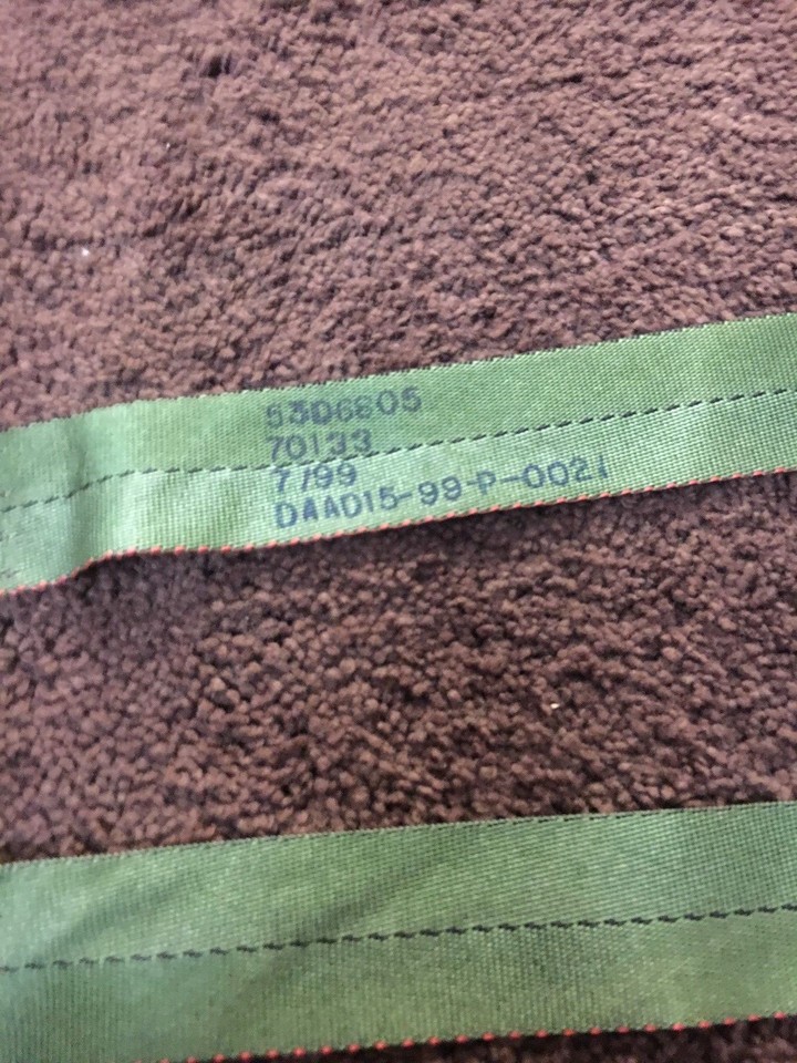 genuine US military surplus webbing strap 1.75 wide 104 inches long ...
