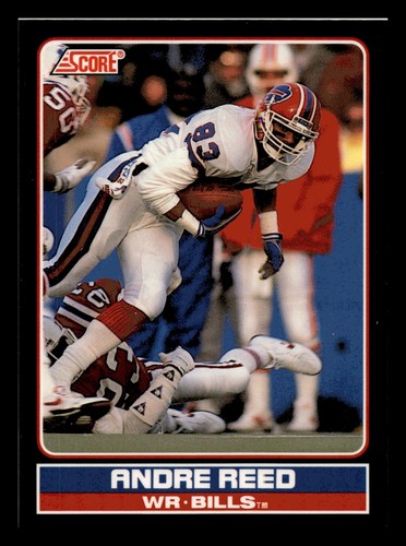 1990 Score Andre Reed HOF #18 Buffalo Bills Mint | eBay
