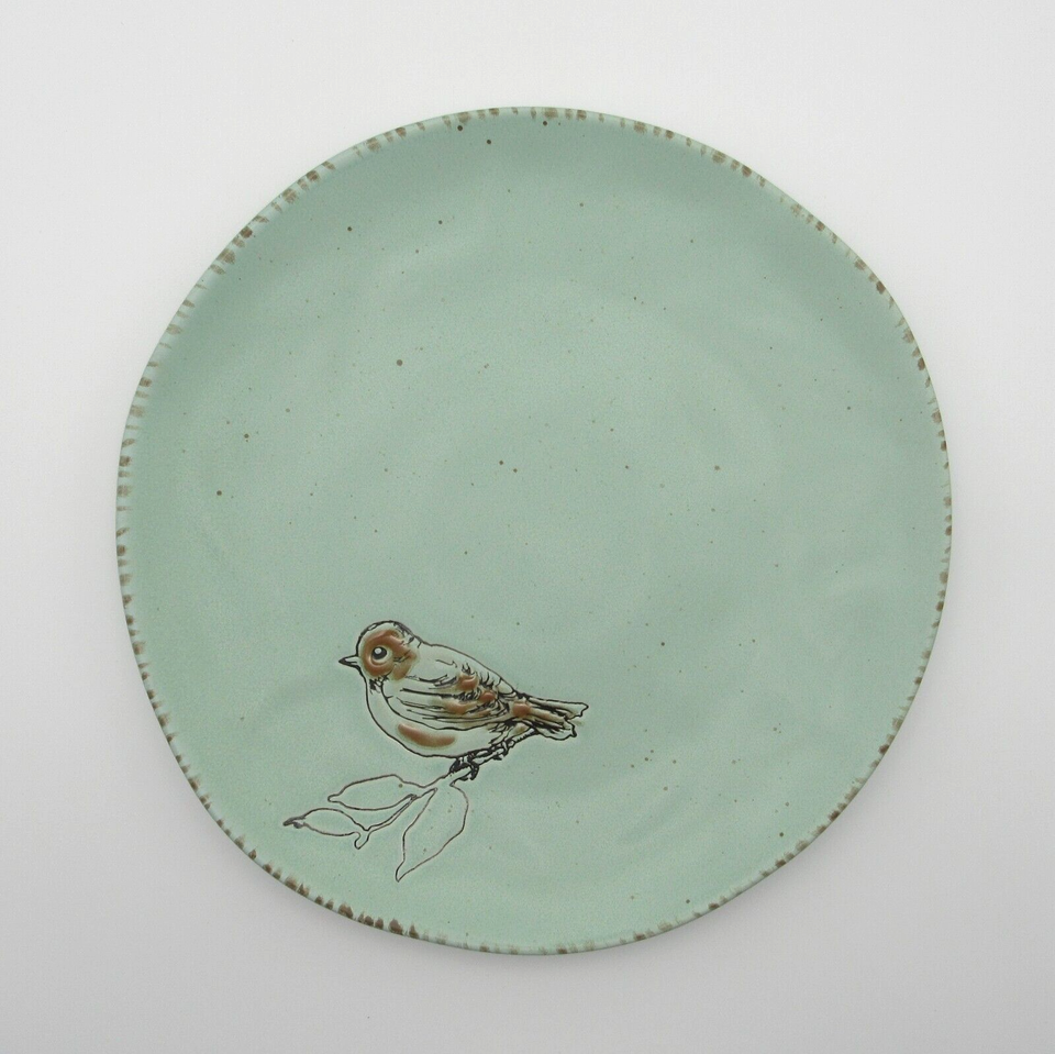 SPECTRUM DESIGNZ AQUA BIRD REACTIVE DINNER PLATES LOT OF 2 NEW ...