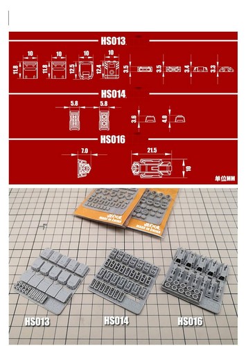 for MG 1/100 HG RG 1/144 Model 3PC Rectangle Thruster Add-on Part HS013 ...