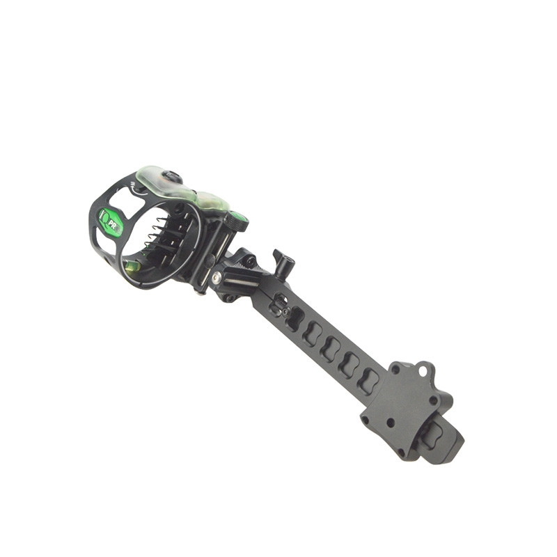 Archery Compound Bow Sight Lock Micro 5 Pin .019" Adjustable Long Pole ...