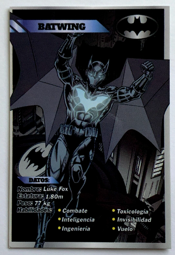2023 CARD BATMAN Limited Serie #08 BATWING Special Peru Edition WB DC ...