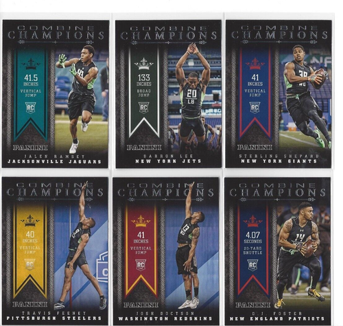 2016 Panini Football Combine Champions Inserts - COMPLETE YOUR SET ...