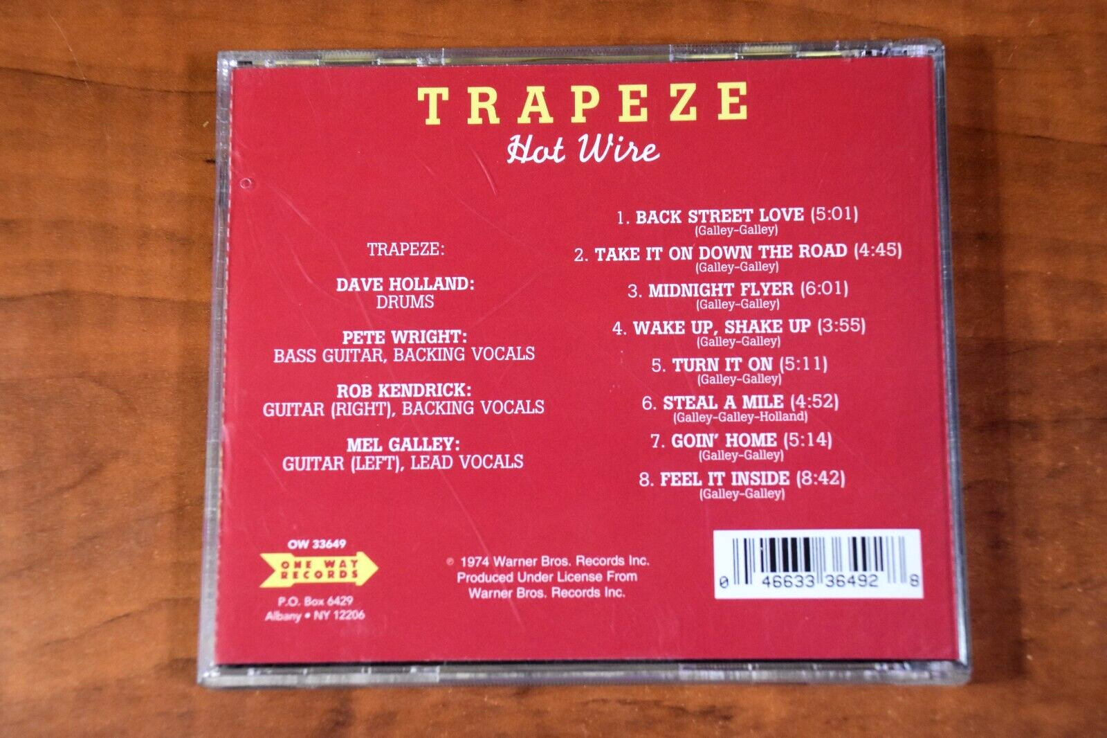 Hot Wire by Trapeze (CD, 1996, One Way Records, OW 33649) - La Paz ...