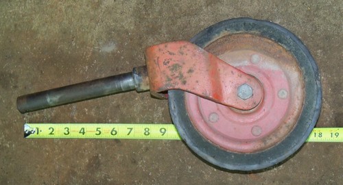 72" Finish Mower Bush Brush Hog Deck Caster Wheel Post Arm 8" Tire | eBay