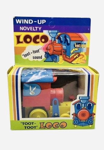 Vintage New Toy Train Wind-Up Toot Toot Loco Makes Sound Rare In ...