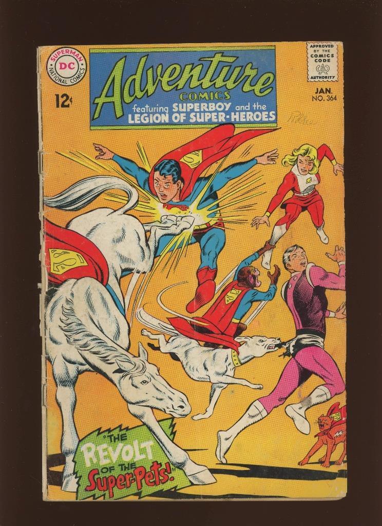 Adventure Comics 364 GD- 1.8 High Definition Scans * | eBay