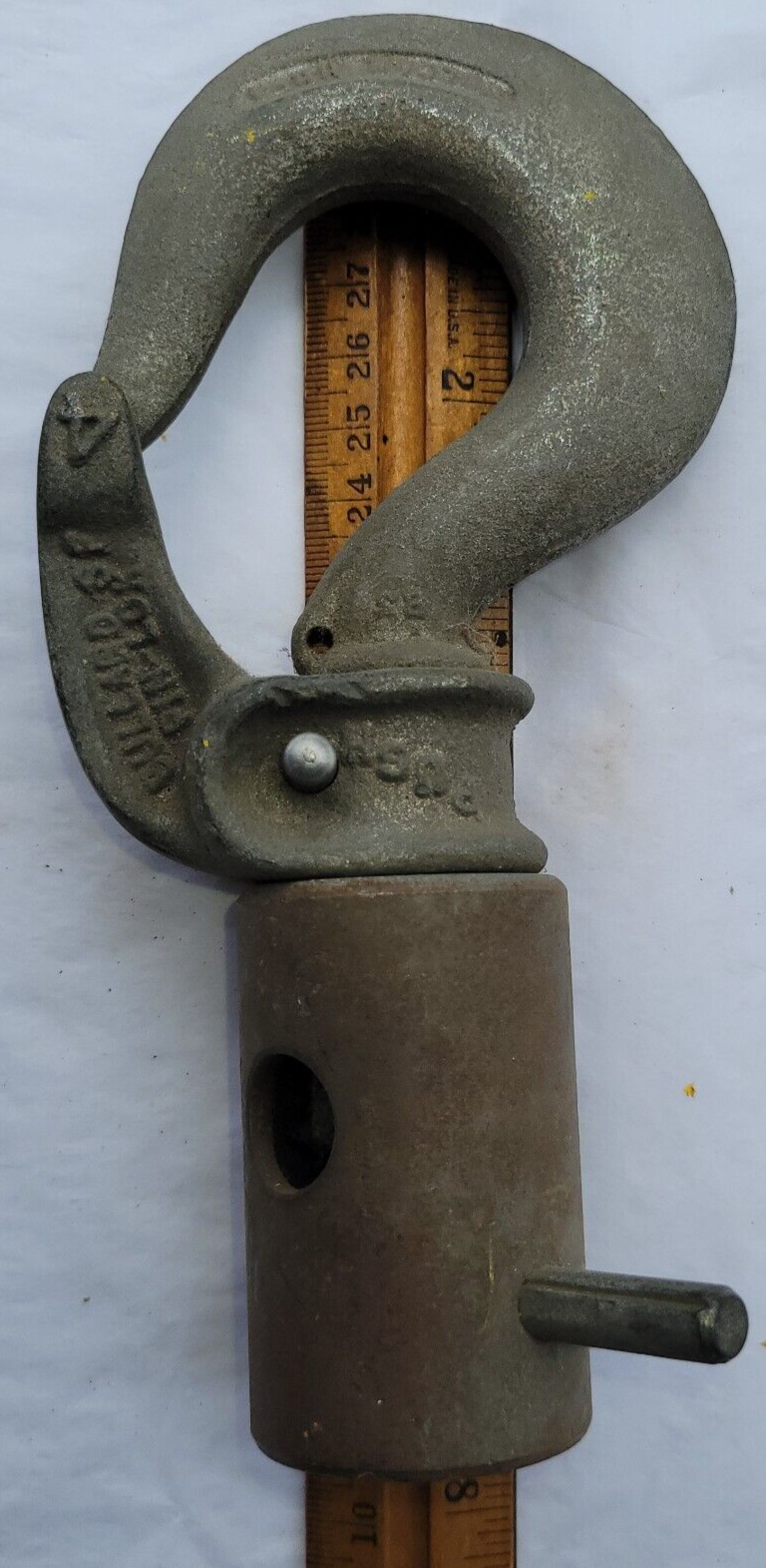 Crosby Bullard Link Chain Nest Swivel Hook #4 with locking latch | eBay