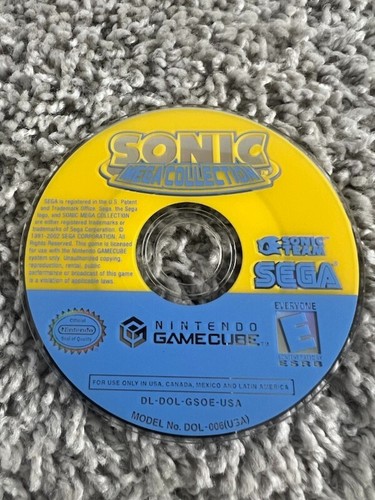 Sonic Mega Collection (Nintendo GameCube, 2002) Disc Only 10086610239 ...