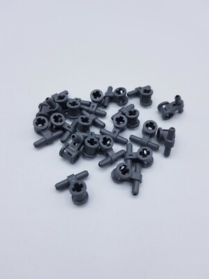 LEGO TECHNIC LOT 20 X BUSH W CONNECTING PIECE DARK STONE GREY REF 53895 ...