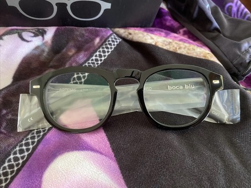 Boca Blu Blue Light Glasses RRP $99 Artemis Shiny Black Bbari.51 | eBay ...