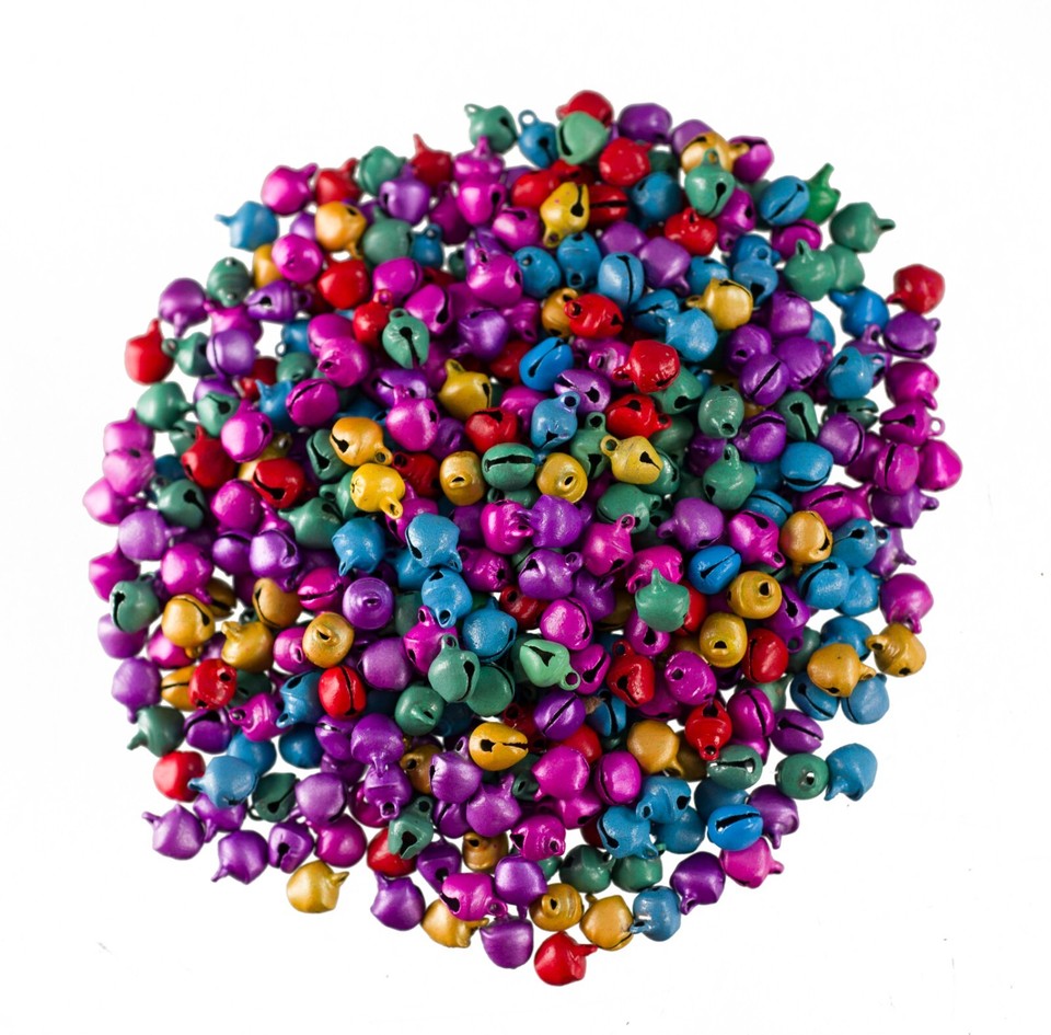 Assorted Color Jingle Bells - Lot Of 50 Bells - Ø 10Mm - 4582 | eBay