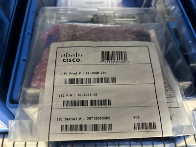 Cisco X2-10GB-LR SFP Optical Transceiver Module original cisco factory ...