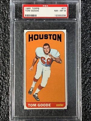 1965 Topps Football #77 Tom Goode PSA 8 | eBay