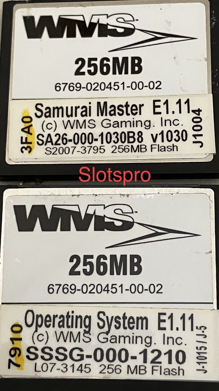 WMS BB1 BB2 Slot Machine Software Game Samurai Master Slot Software | eBay