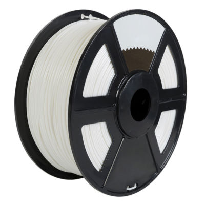 White Color 3D Printer Filament 1.75mm 1KG PLA For Print MakerBot ...