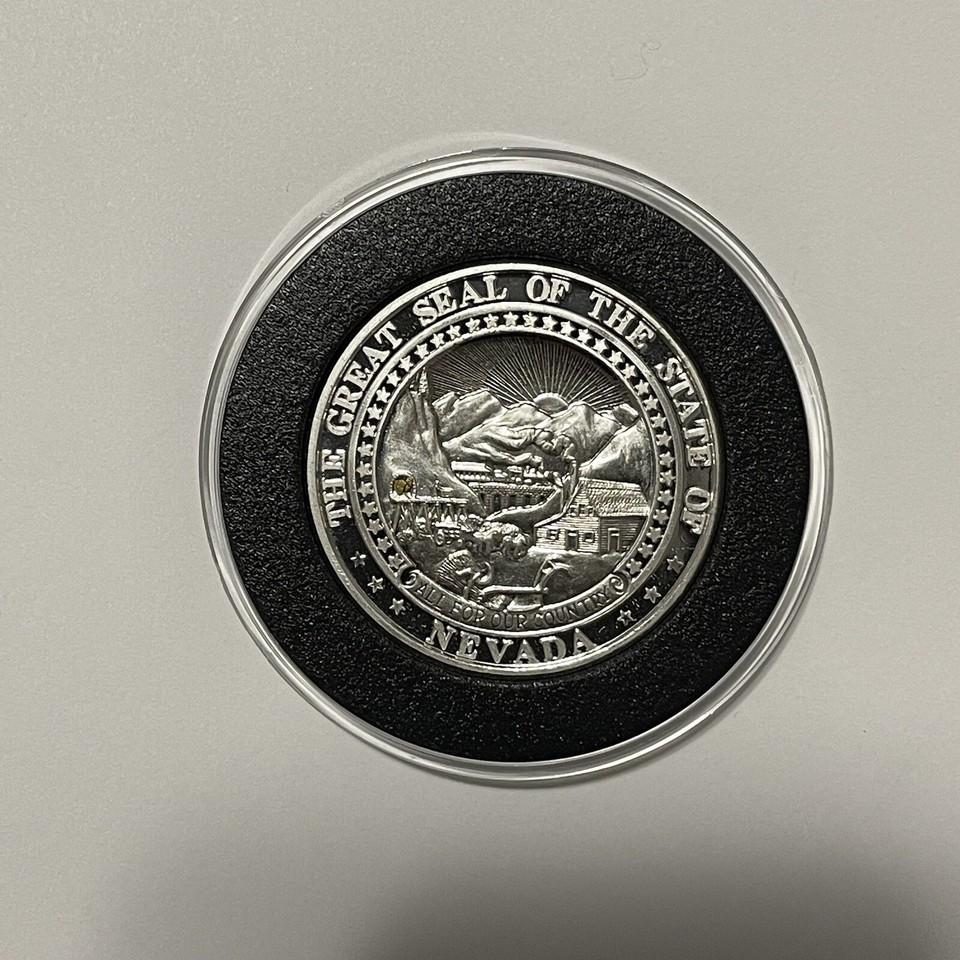 Kit Carson Nevada Pathfinder Mini Nugget Coin 2 Troy Oz .999 Fine ...