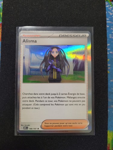 Alisma 188 / 197- Rare - HOLO -carte Pokemon Flammes Obsidiennes sortie ...