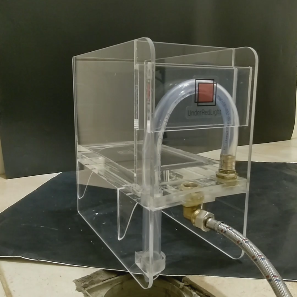 Gravity Based Drainage Large Format Film Washer 4x5" For 8 - 12 Sheets ...