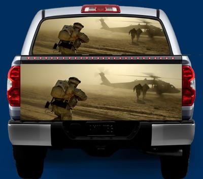ARMY CHOPPER- Tailgate OR Window Truck Tailgate Wrap Vinyl Graphic ...