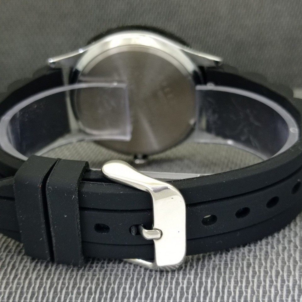 VINTAGE TITUS HAND-WINDING SWISS MENS TURNABLE BEZEL BLACK DIAL WATCH ...
