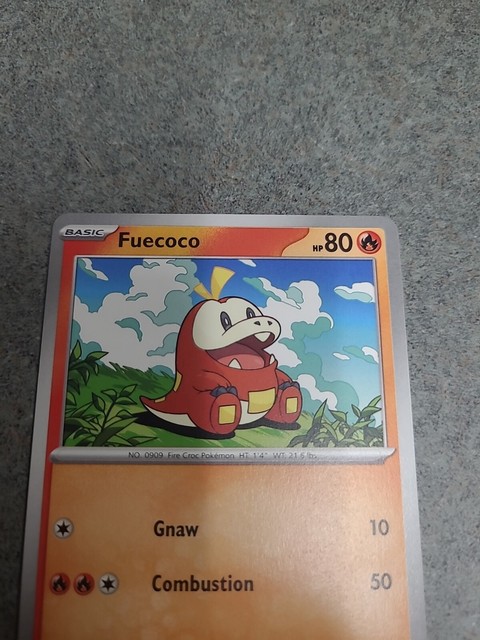 Pokémon TCG Fuecoco Scarlet & Violet - Base Set 036/198 Regular Common ...