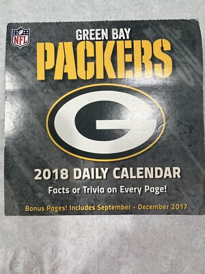 Turner Licensing, NFL Green Bay Packers 2018 Desk Calendar | eBay