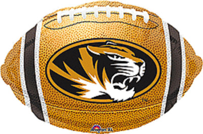 Missouri Tigers NCAA College Sports Party Decoration 18" Football Mylar ...