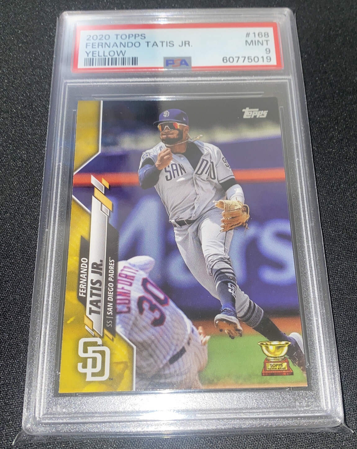 2020 Topps Fernando Tatis Jr Walgreens Yellow PSA 9 Padres #168 POP 15 ...