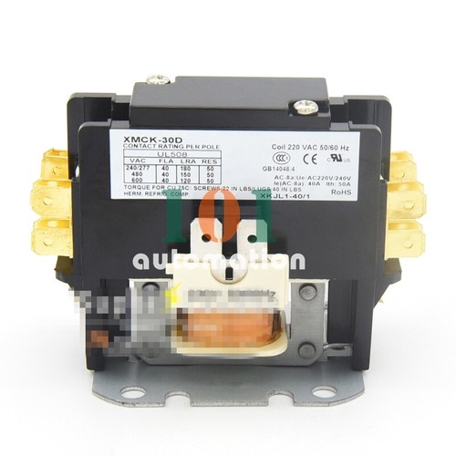 1PCS For 208-240V Single Phase Bus Bar AC Contactor XMCK-30D XMCK-25D ...