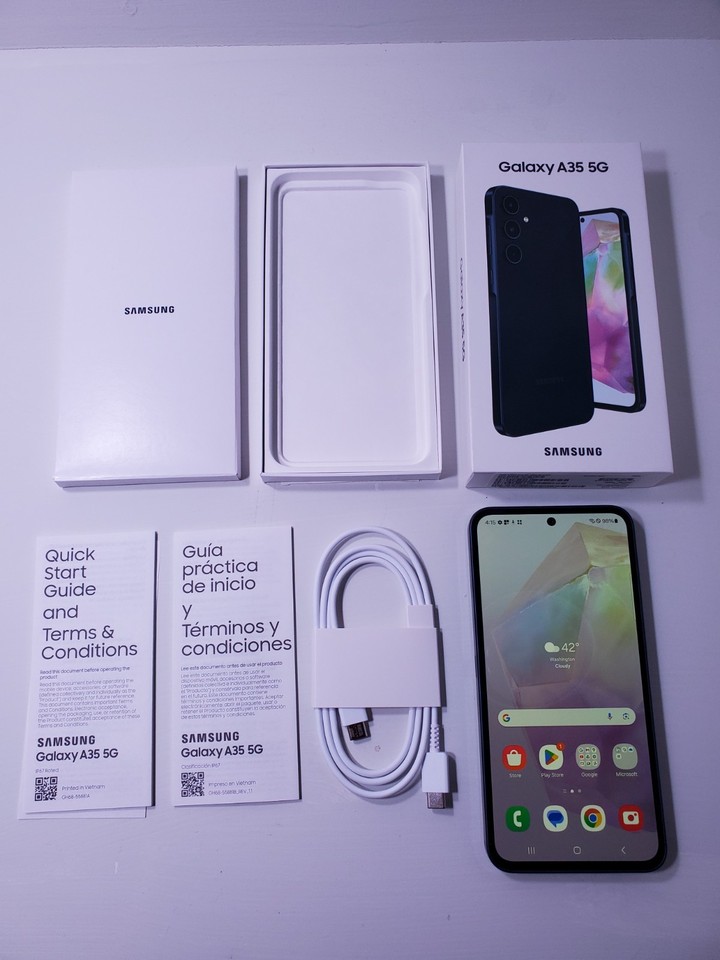 Samsung Galaxy A35 5G 128GB Navy Unlocked Open Box - Never Used USA ...