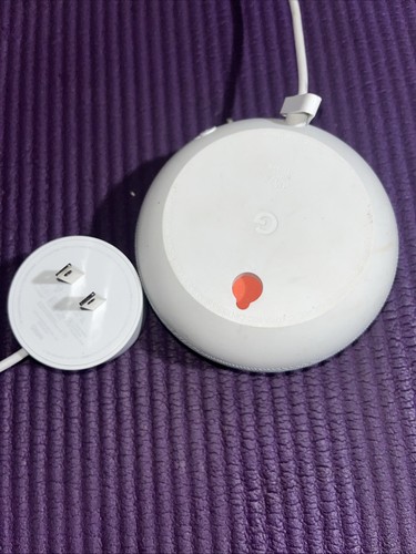 Google Nest Mini - Model H2C - White Chalk - Smart Speaker | eBay