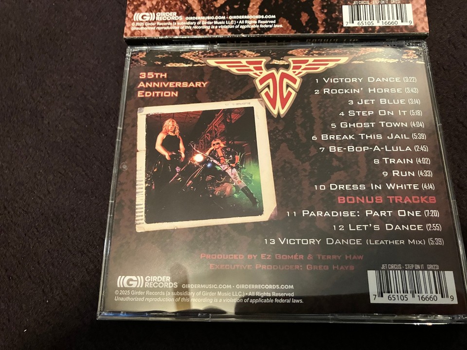 Jet Circus -Step On It CD 2025 REMASTERED LTD EDITION W/ Collectors ...