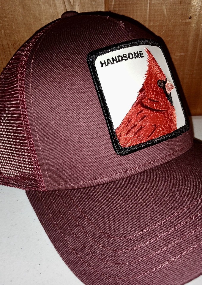 GOORIN BROS. The Farm Handsome Truckin Cardinal Trucker Hat Maroon 101 ...