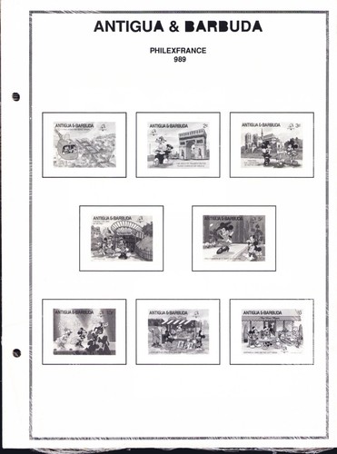 BROOKMAN DISNEY 1989 Stamp Album Pages | eBay