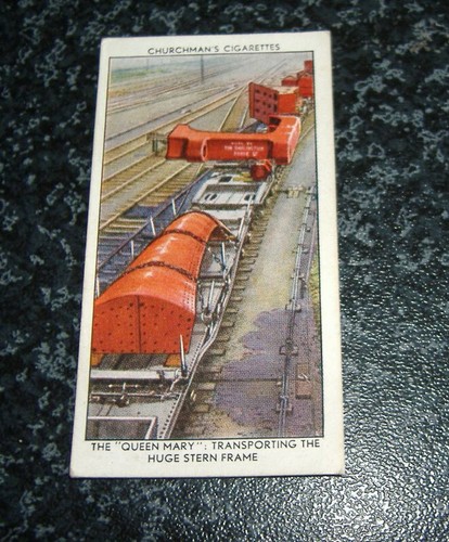 Churchman - The Queen Mary No7 - Transporting The Huge Stern Frame | eBay