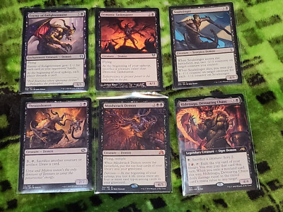MTG Demon x6 Hidetsugu Devouring Chaos/Enemy of Enlightenment/Mindwrack ...