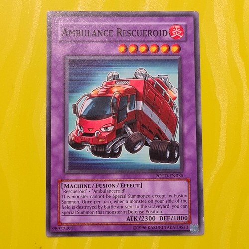 AMBULANCE RESCUEROID | YUGIOH | ENGLISH | LP #54 | eBay