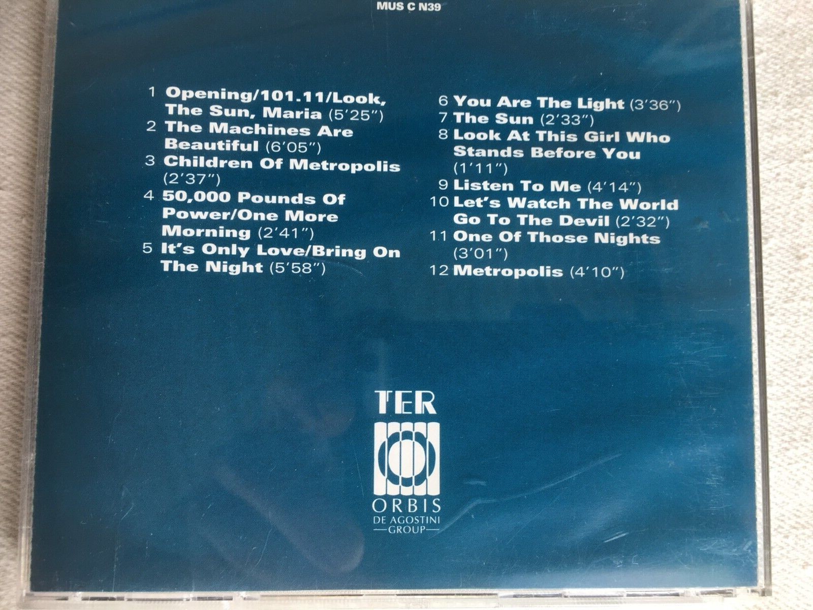 Metropolis The Musicals Collection - CD 1989 Studio Recording with the ...