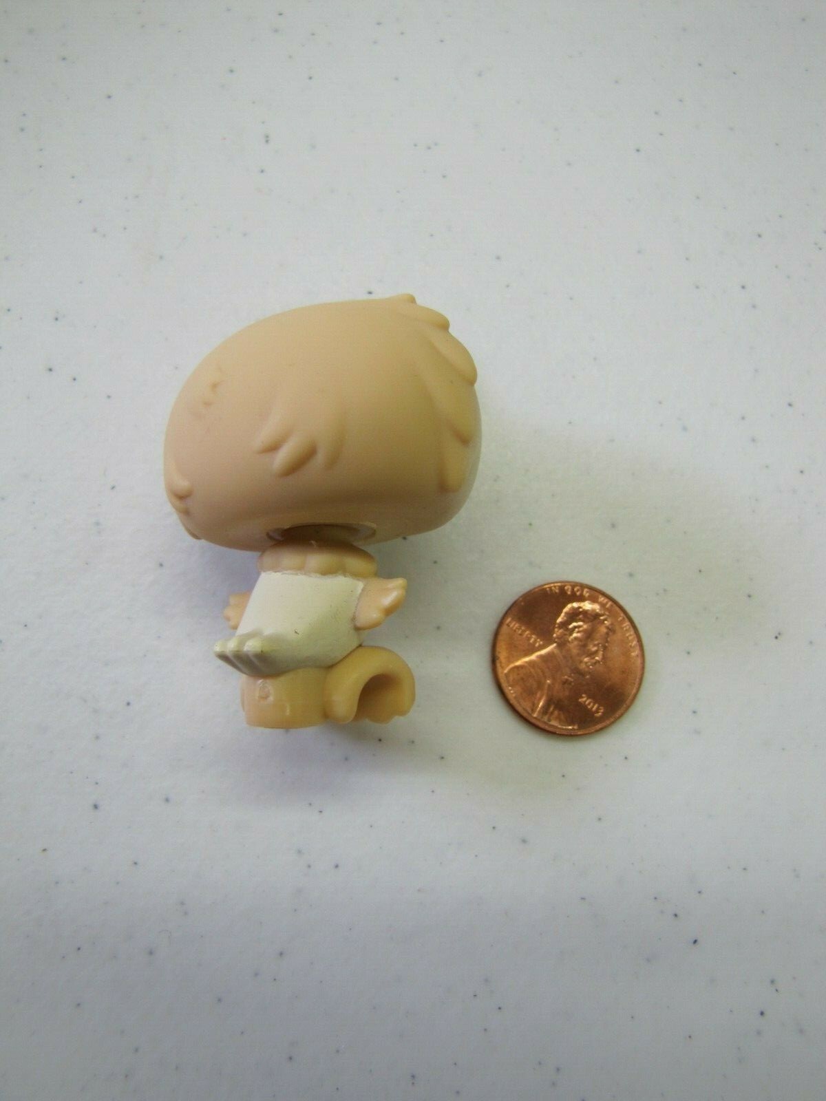 Littlest Pet Shop LPS #147 Cream Tan OWL BIRD Aqua Dot Eyes Hasbro 2006 ...