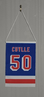 Will Cuylle New York Rangers 8x5.5 Inch Banner Flag | eBay