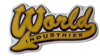 World Industries Sticker Skateboard Sticker Vintage 90’s Skateboards ...