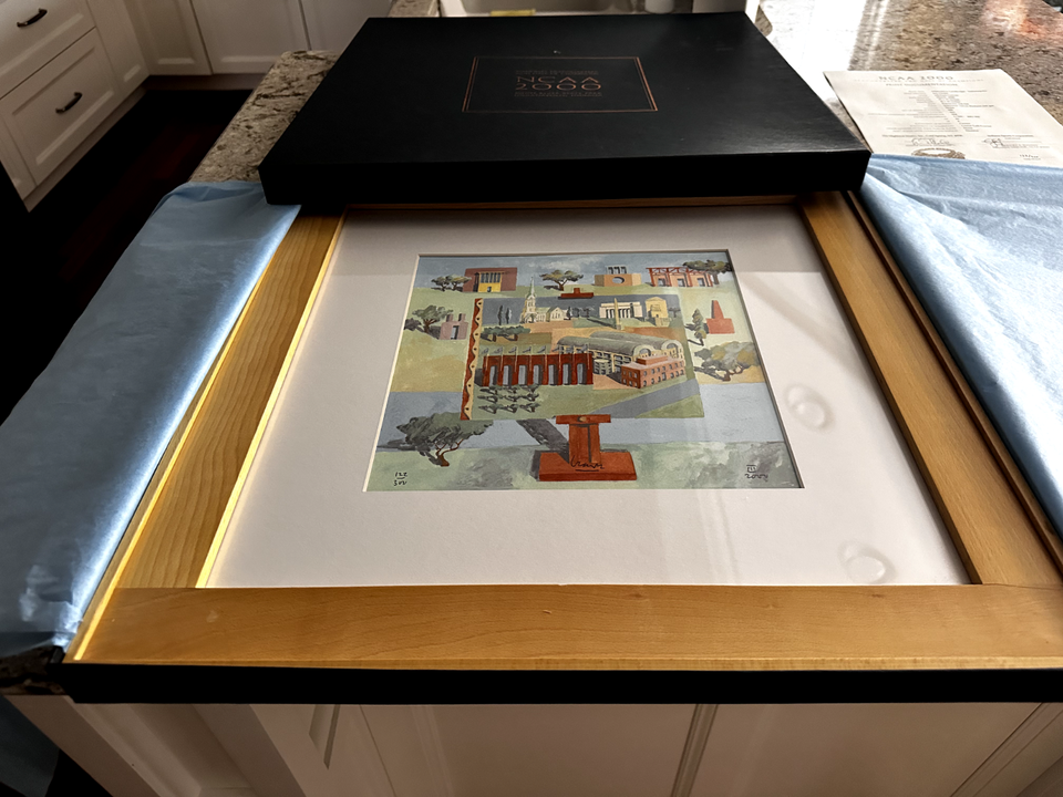 Michael Graves Limited Edition (300 only) Giclee NCAA Office, Matted ...
