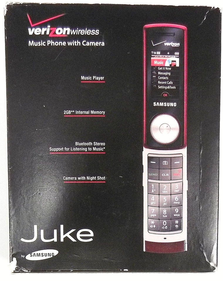 Samsung Juke SCH-U470 - Red and Silver ( Verizon ) Rare MP3 Swivel ...