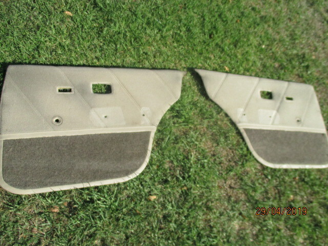 Holden Commodore VL Calais Rear Door Trims GM Series 2 Grey Velour for ...