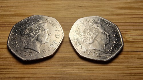 2x 2008 50p coins - Tudor Rose & Royal Shield / Bundle - Circulated | eBay
