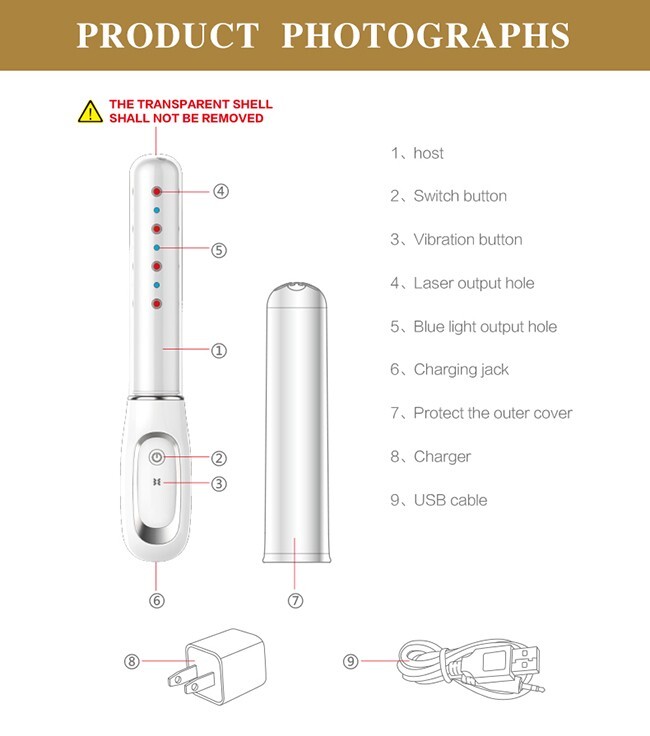 LASTEK Vaginal Tightening Rejuvenation Wand Cervical Rehab Laser ...